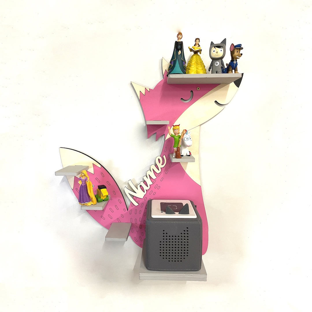 DIY Shelf With Desired Name Baby Fox Suitable for the Toniebox Music ...