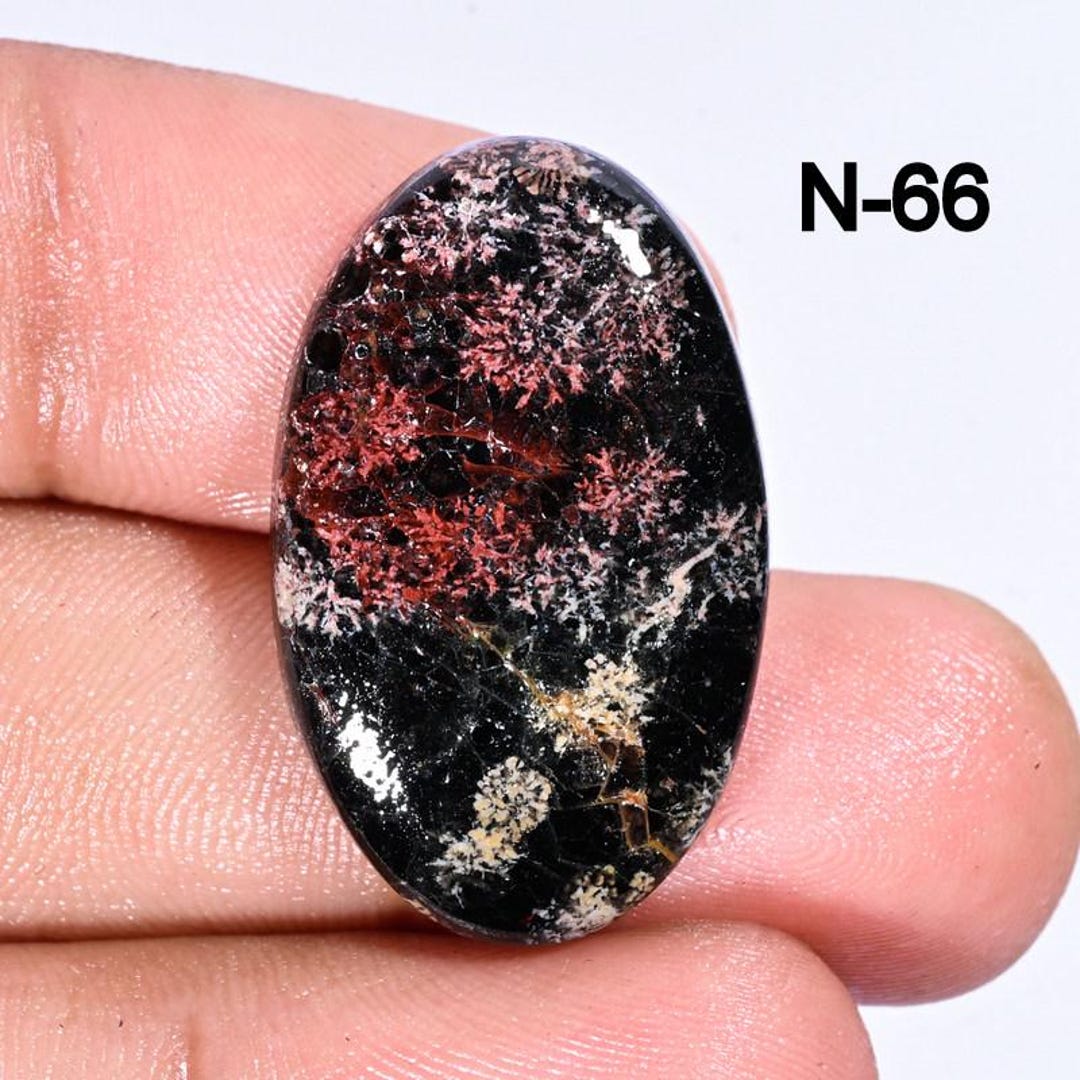Natural Mexican Flower Obsidian Jasper Cabochon, DIY Gemstone - Etsy