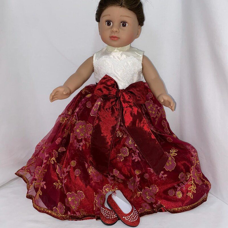 Red Doll Dress - Etsy
