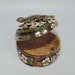 Round Trinket Box With Gecko and Flowers - Etsy