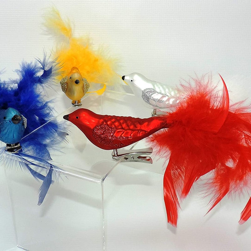 Small Birds on a Clip - Etsy