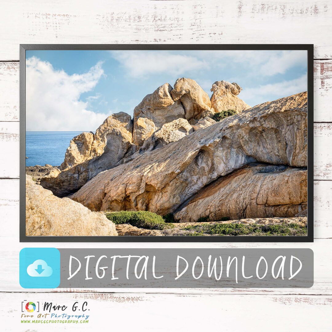 Camel Rock Coastal Wall Art Poster - Digital Download Print From Pla De ...