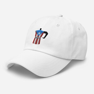 Puerto Rican Flag Coffee Hat | Greca Puerto Riqueña Unisex Hat | Greca ...