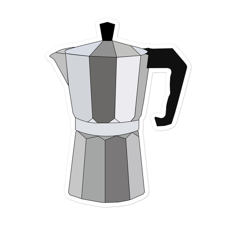 Spanish Cafetera Coffee Maker Sticker Mocha Pot - Etsy