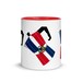Dominican Flag Coffee Mug | Dominican Flag Moka Pot Cup | Greca Con La ...