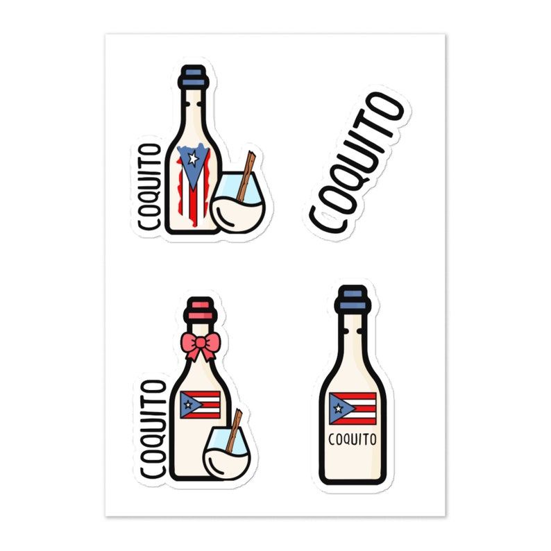 Coquito Sticker Sheet - Etsy