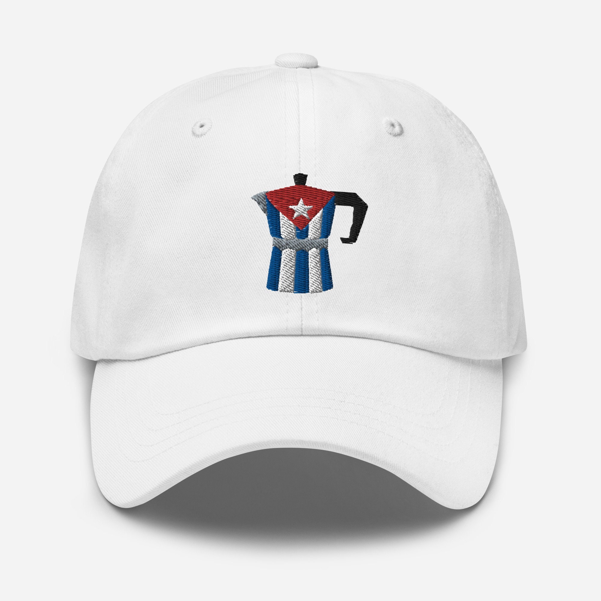 Cuban Flag Coffee Hat | Greca Cubana Unisex Hat | Cafetera Cubana Cap ...