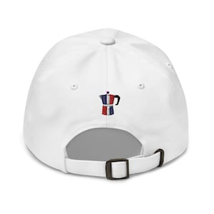 Dominican Flag Dad Hat With Moka Pot Cafetera Embroidery: Stylish ...