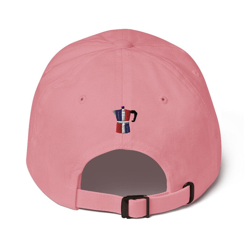 Dominican Flag Dad Hat With Moka Pot Cafetera Embroidery: Stylish ...