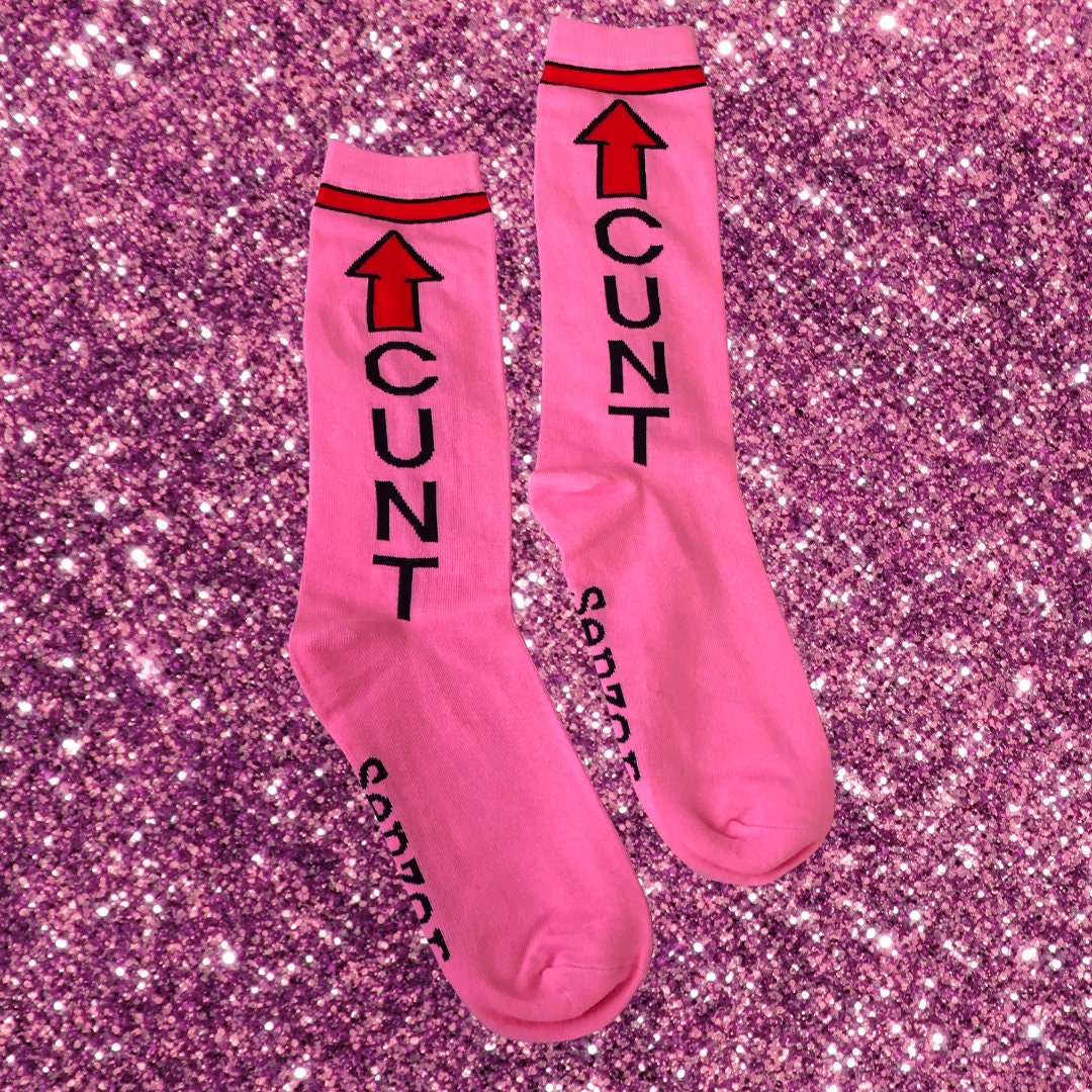 Y2k Early 2000s Cunt Socks - Etsy