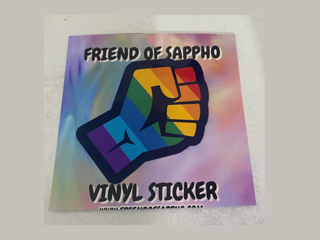 Rainbow Pride Fist Sticker / Gay Sticker / LGBT Decal / Queer Sticker ...