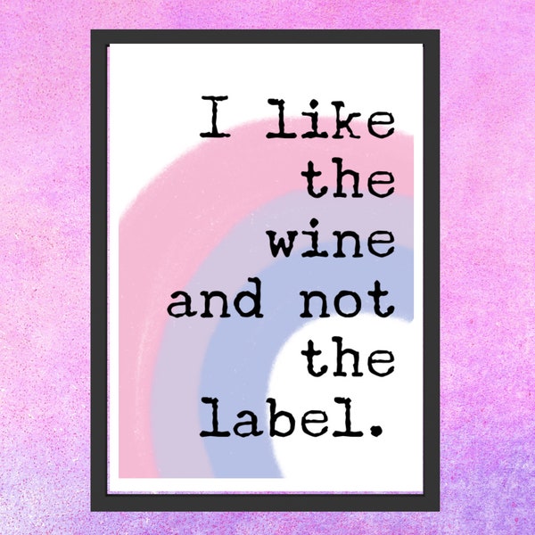 Bi Pride Poster - Etsy