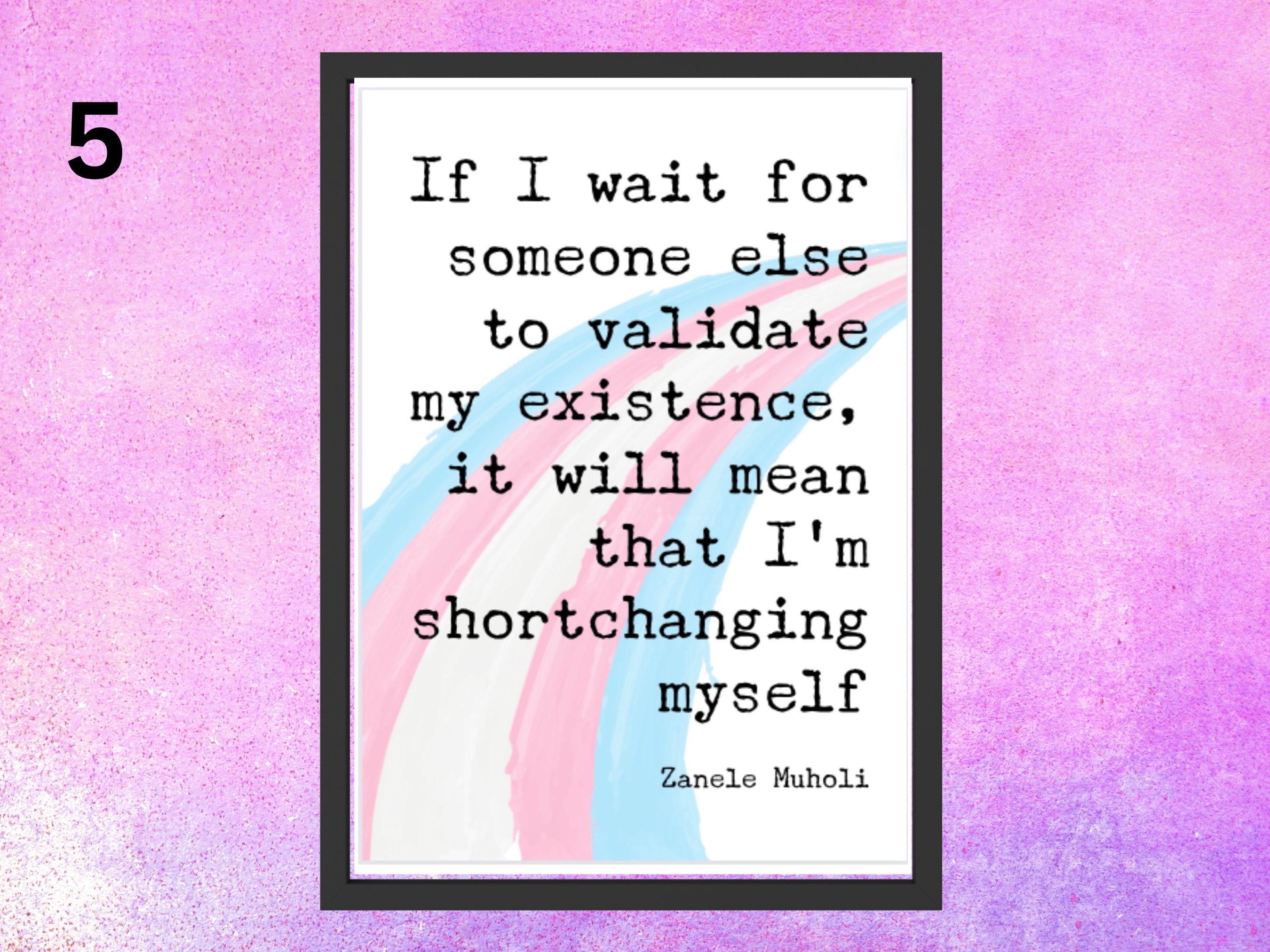 Trans Wand Print / LGBT Print / Trans Pride Print / LGBTQ Wanddeko ...