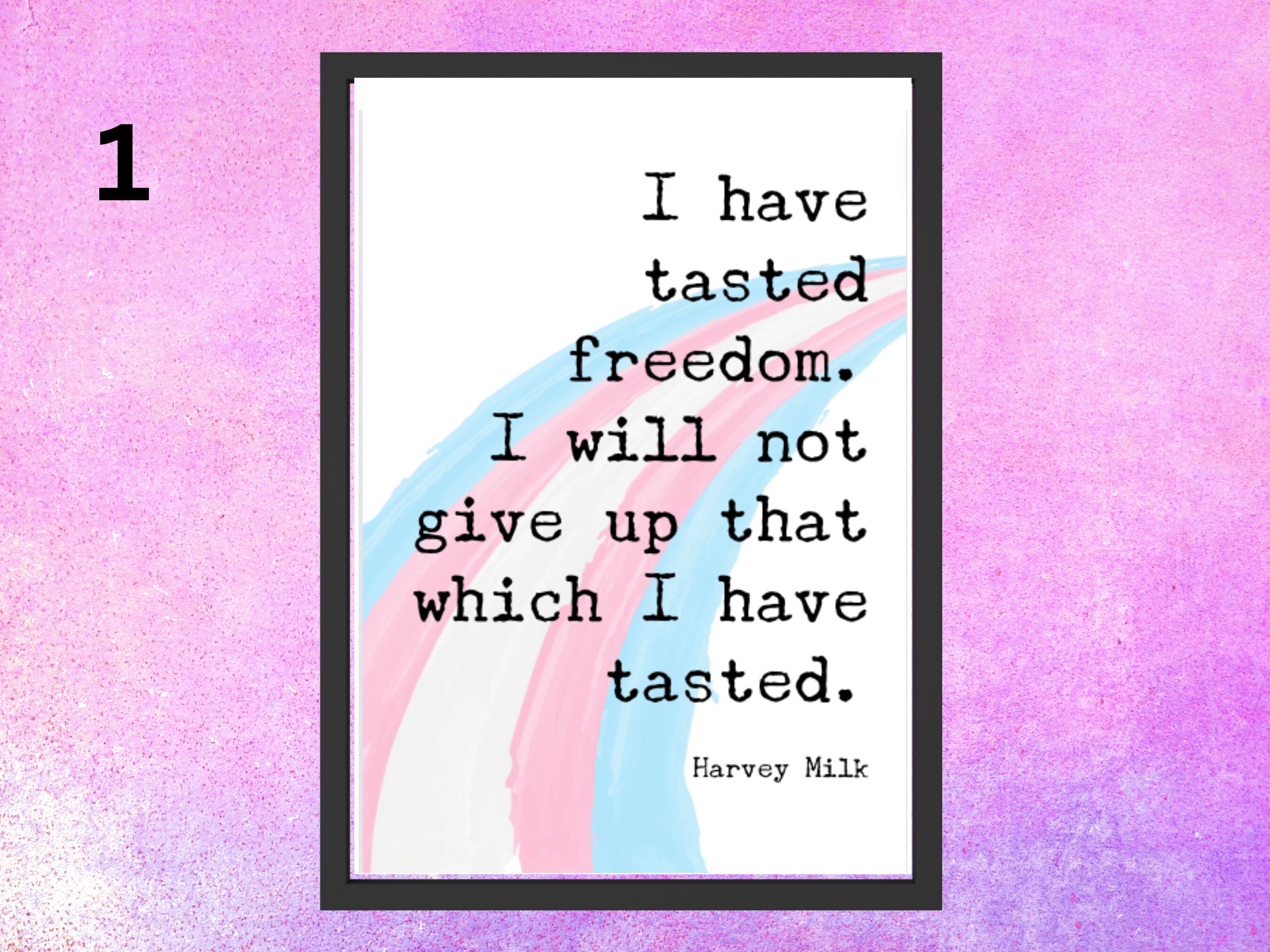 Trans Wand Print / LGBT Print / Trans Pride Print / LGBTQ Wanddeko ...