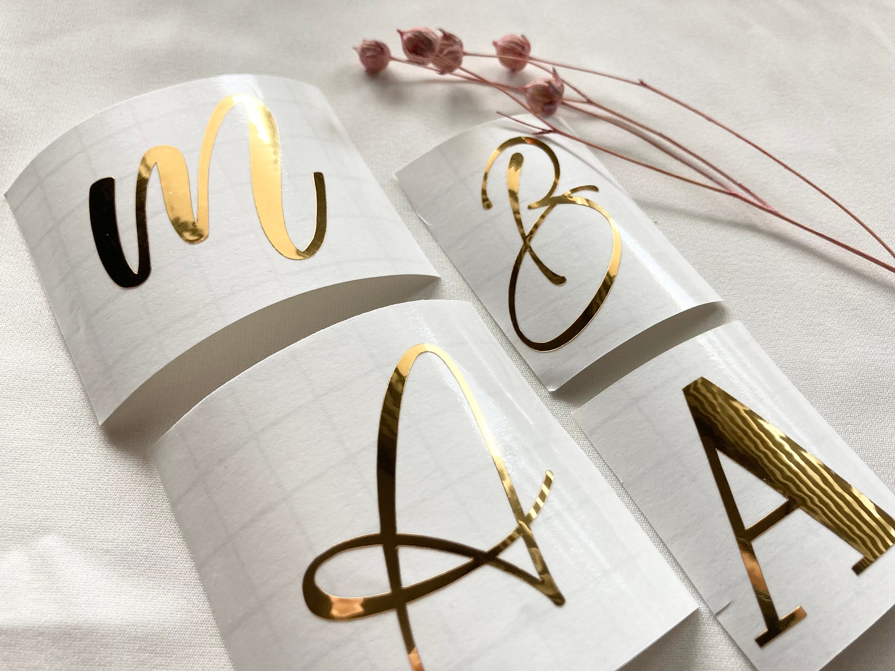 Letter stickers personalized font lettering vinyl sticker - Etsy.de