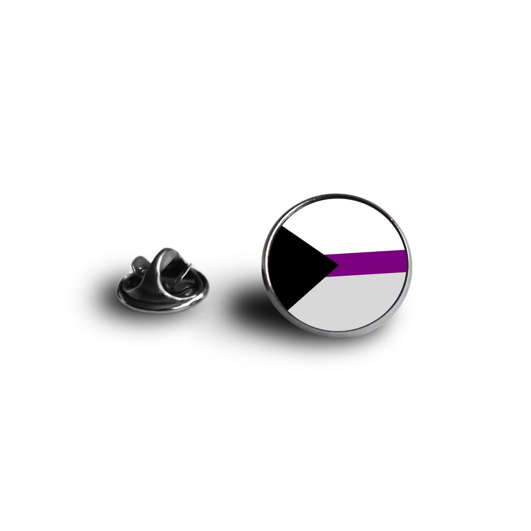 LGBTI+ Pride Flag Pin - Demisexual Flag - Minimalist Flag - Snap Pin ...