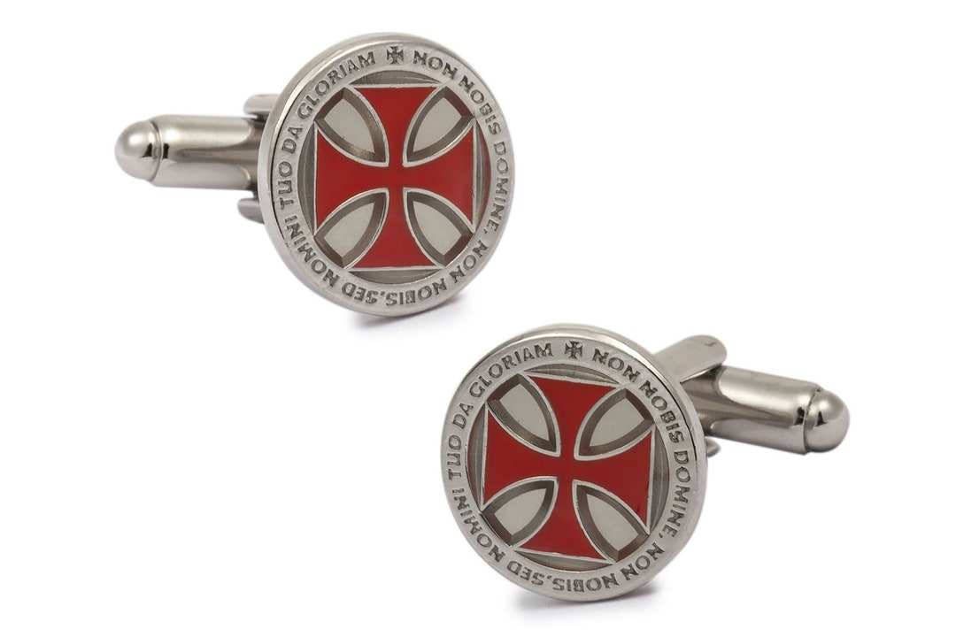Collection of Templar Cufflinks in Different Sizes and Designs: Non ...