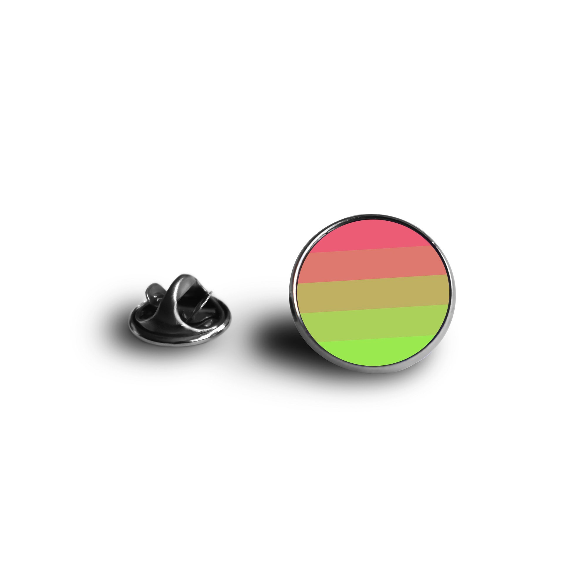 LGBTI Pride Flag Pin Aroflux Flag Minimalist Flag Snap - Etsy