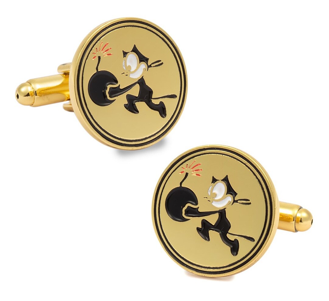 Cufflinks, Lapel Pin and Patch Strike Fighter Squadron 31 Felix the Cat ...