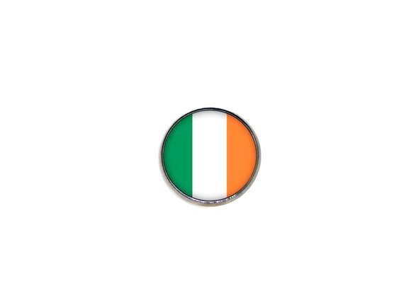 Ireland Flag Pin Minimalist Flag Snap Pin 16mm - Etsy Ireland