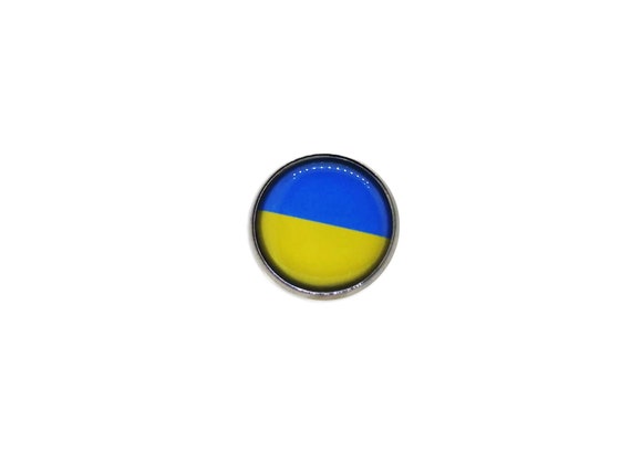 Ukraine Flag Pin Minimalist Flag Pressure Pin Magnifying | Etsy