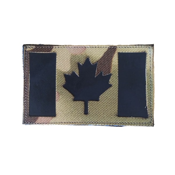 Maple Leaf Flag Patch - Etsy