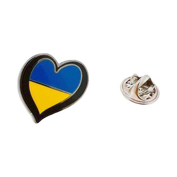 Ukraine Flag Pin - Etsy