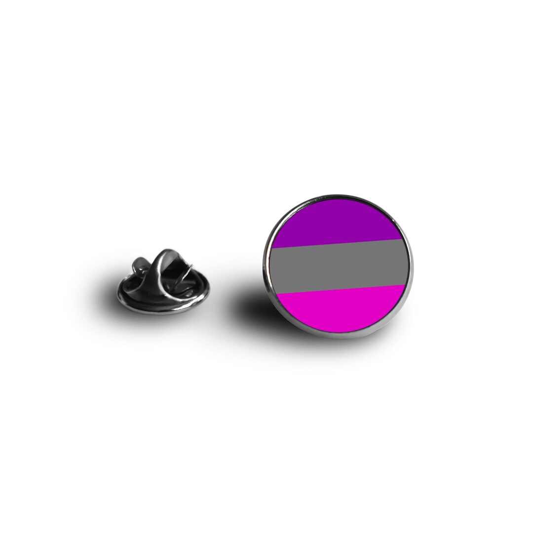 Omniacepomo Pride Flag Pin - LGBTI+ Pride Flag - Minimalist Flag - Snap ...