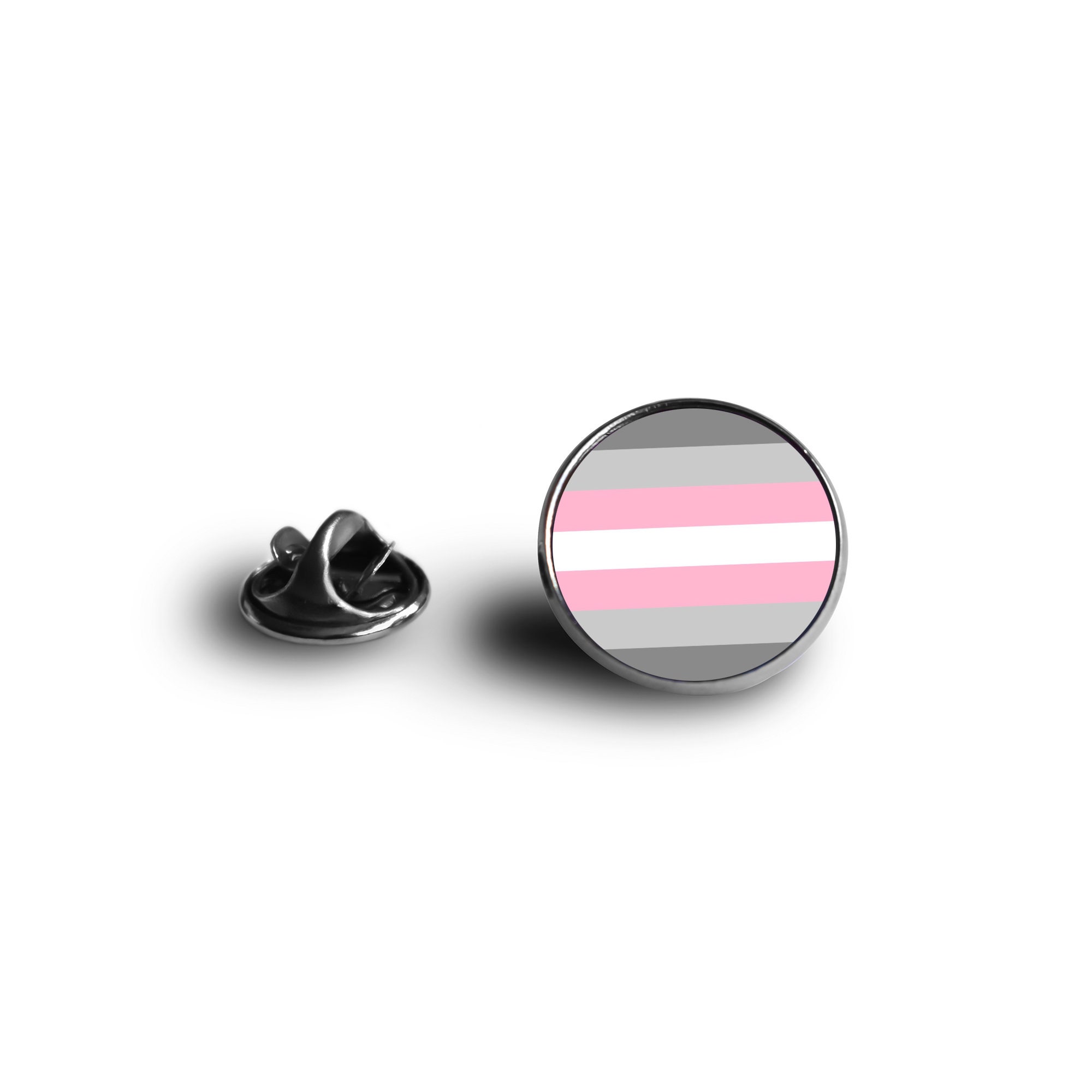 LGBTI Pride Flag Pin Demigirl Flag Minimalist Flag Snap - Etsy