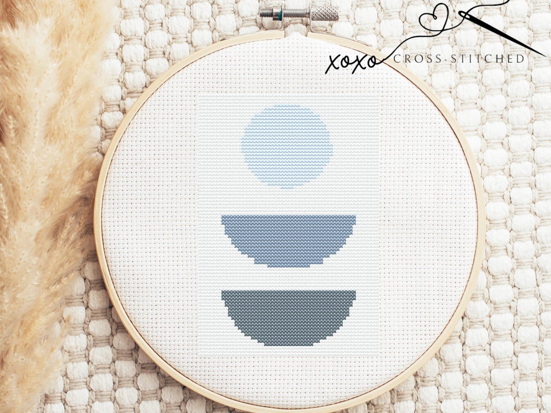 Small Modern Cross Stitch Pattern - Etsy