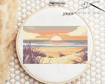 Sunset Cross Stitch Pattern - Etsy
