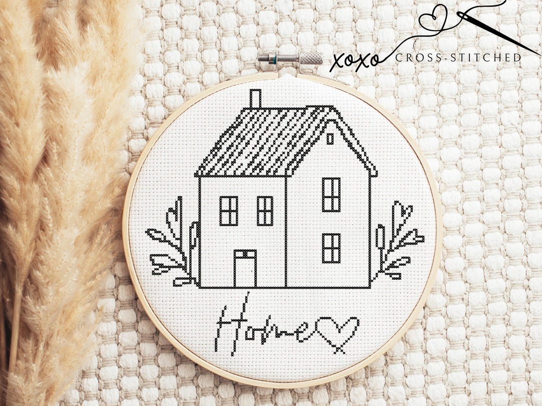 Home Cross Stitch Pattern - Etsy