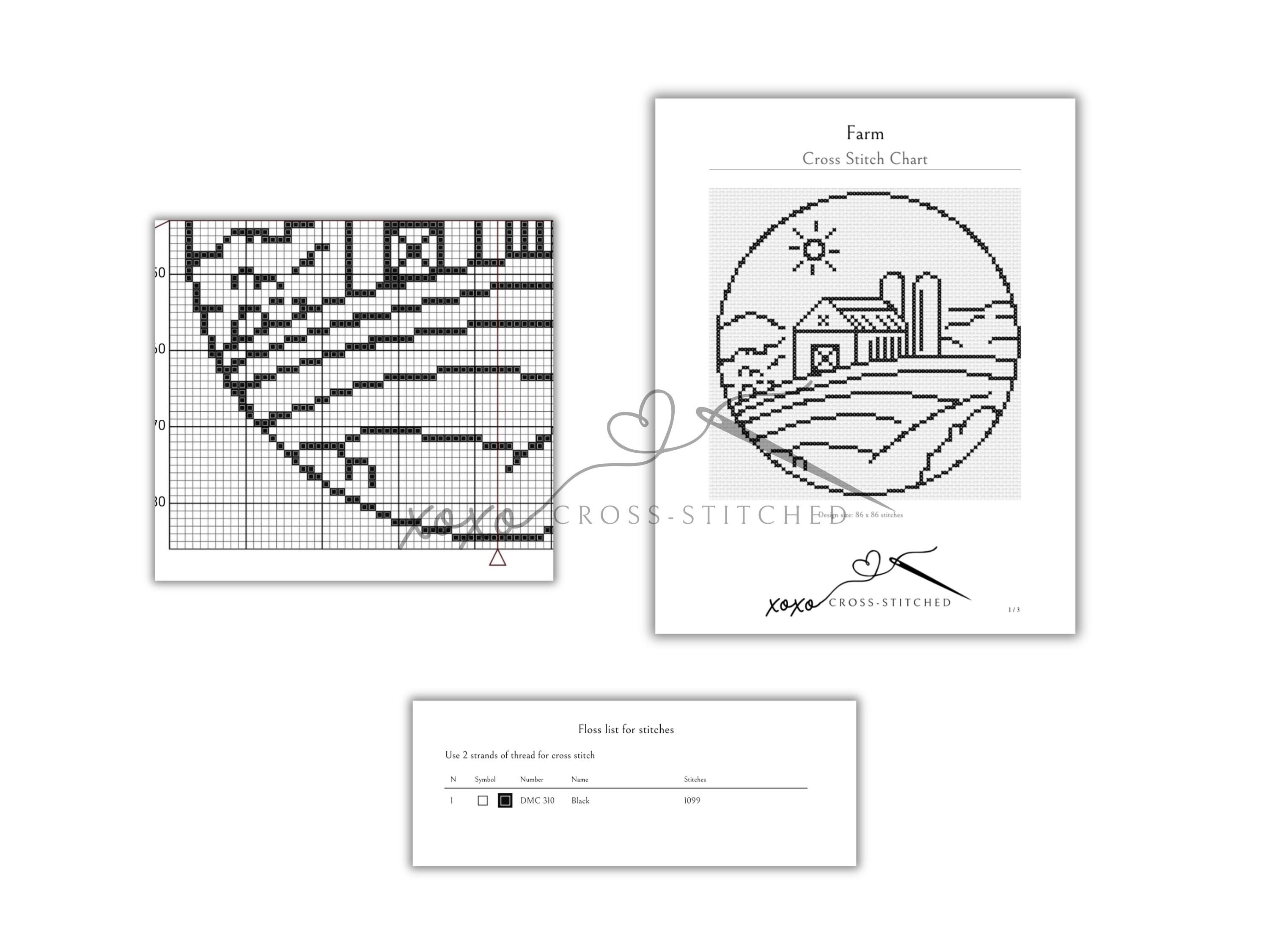 Fishing Cross Stitch Pattern - Etsy