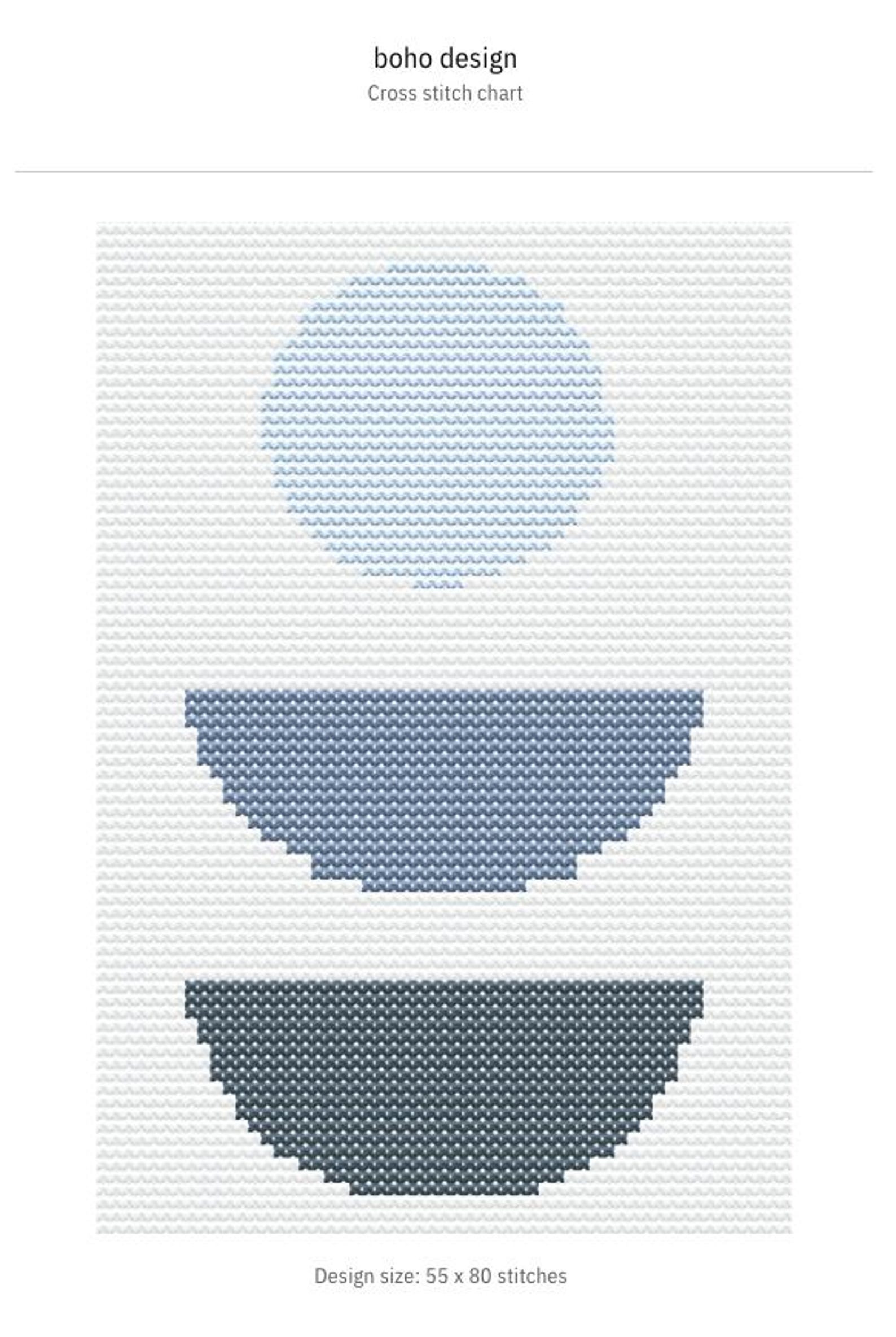 Small Modern Cross Stitch Pattern - Etsy