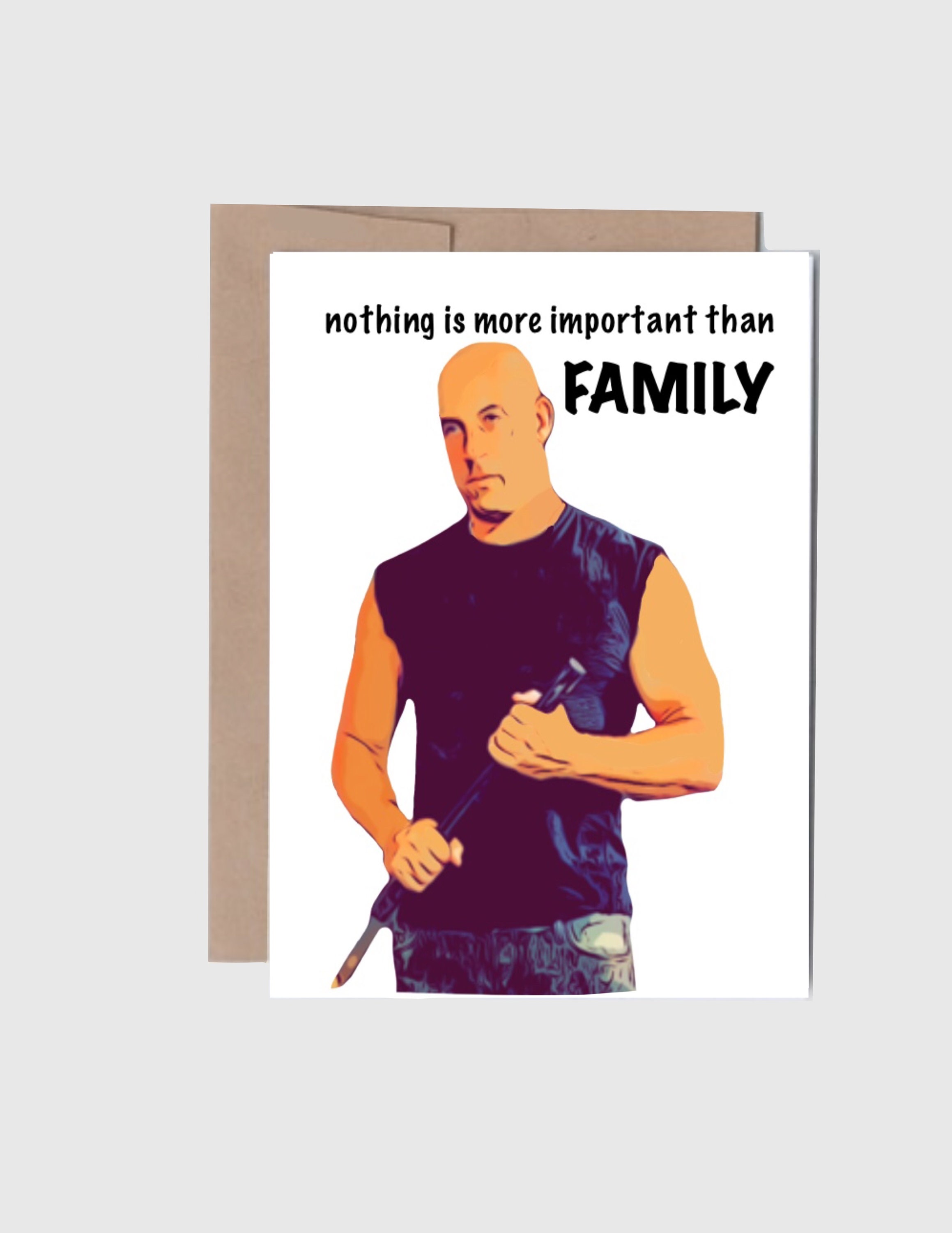 Dom Toretto Card Nothing is More Important Than Family - Etsy