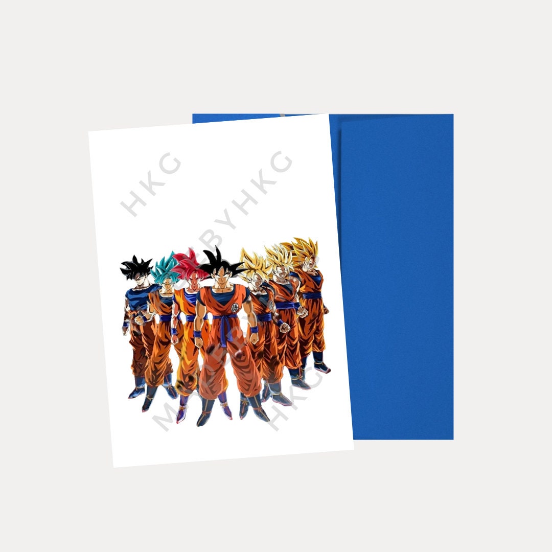 Dragon Ball Z Card - Etsy