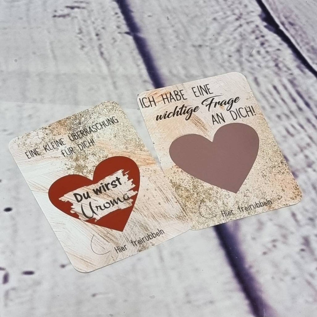 Scratch Cards With or Without Envelopes, Scratch Cards for Pregnancy ...