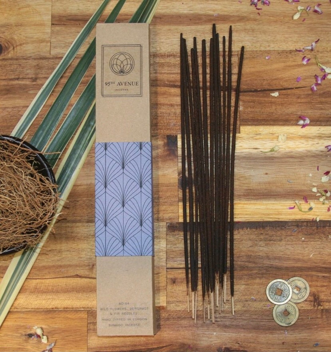 Dark Honey & Tobacco Incense Sticks Hand Dipped Incense Premium Scented ...