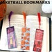 Basketball Bookmarks~~with Tassels!! - Etsy
