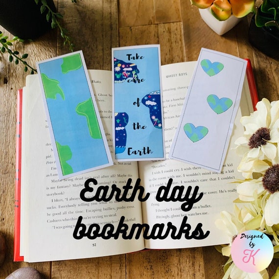 Earth Day Bookmarks Comes Laminated - Etsy
