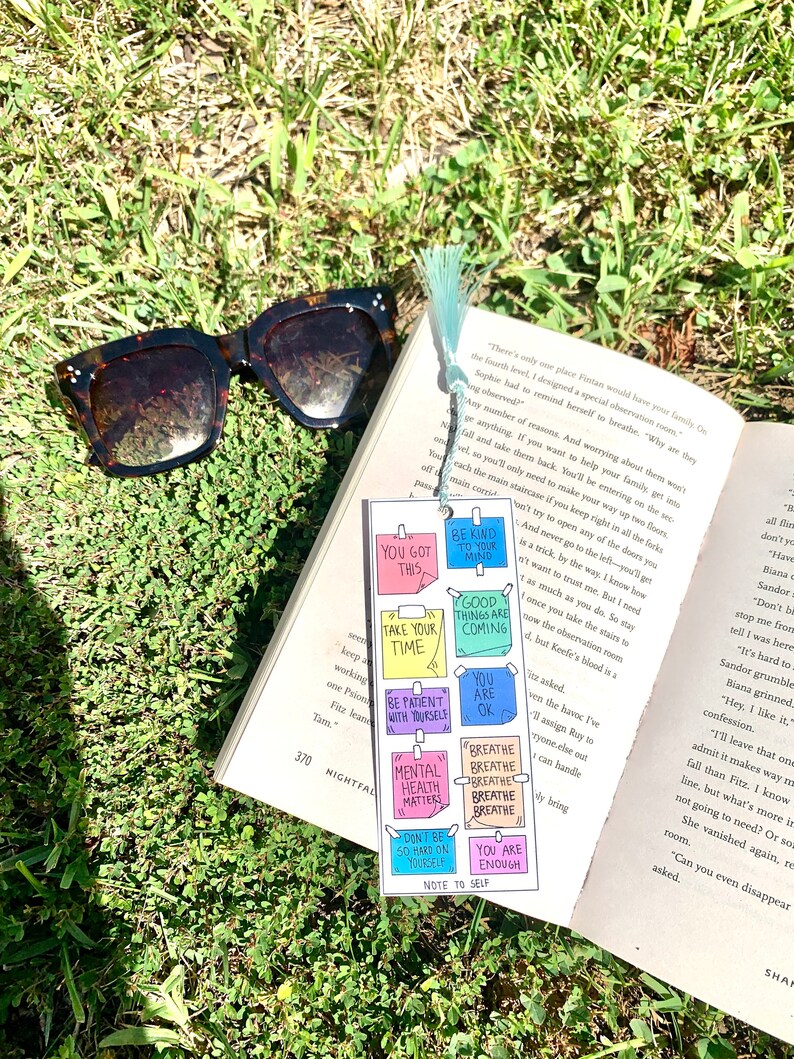 Mental Health Matters Bookmarks~~comes With a Tassel! - Etsy
