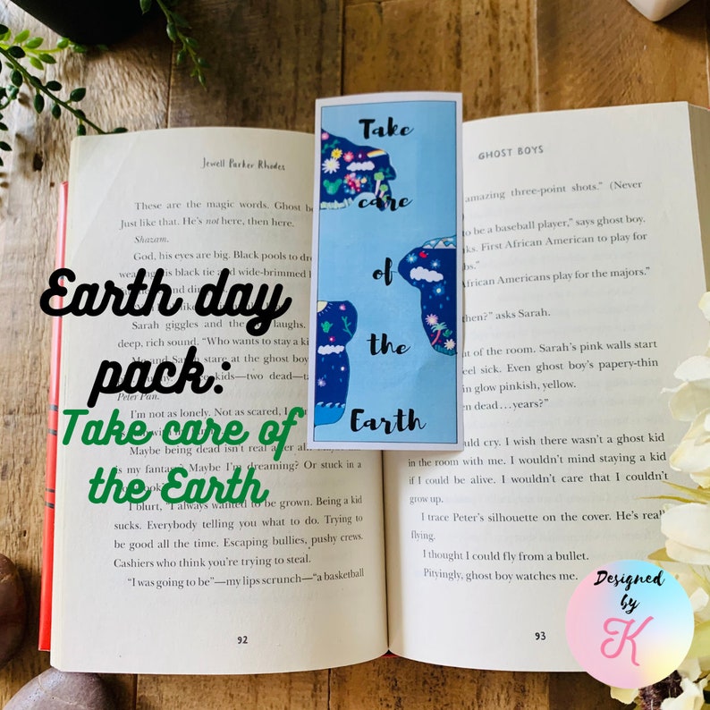 Earth Day Bookmarks Comes Laminated - Etsy