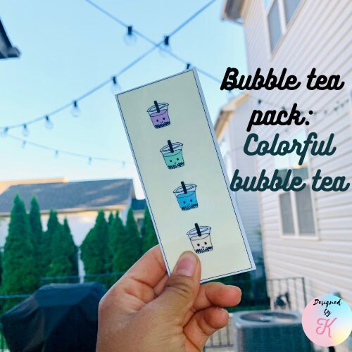 Bubble Tea Bookmarks!~~~ - Etsy