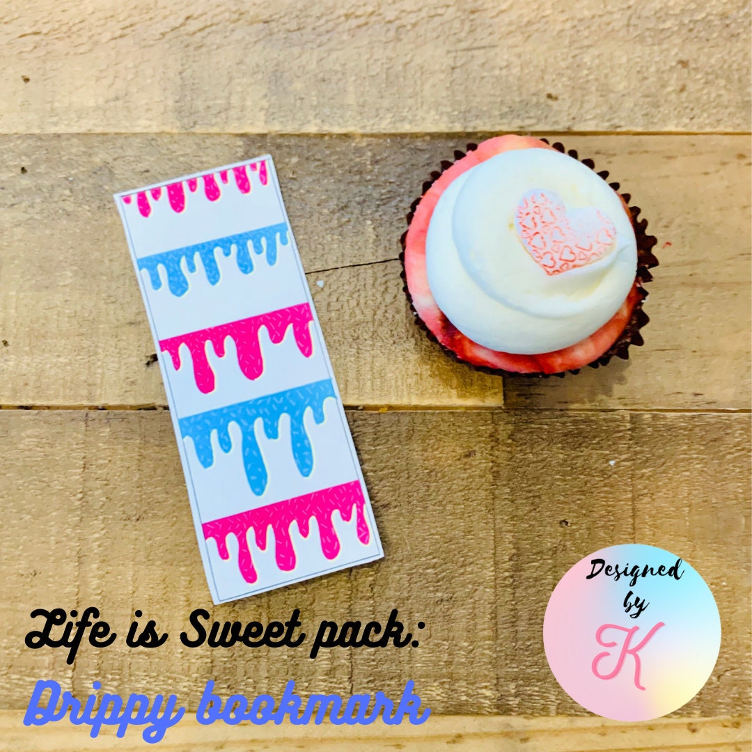 Life is Sweet Bookmark Pack L Comes Laminated - Etsy