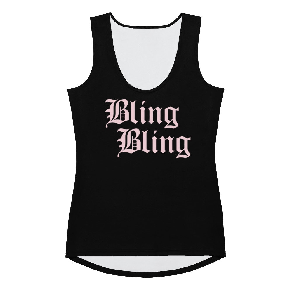 Bling Bling Fitted Tanks Top - Etsy