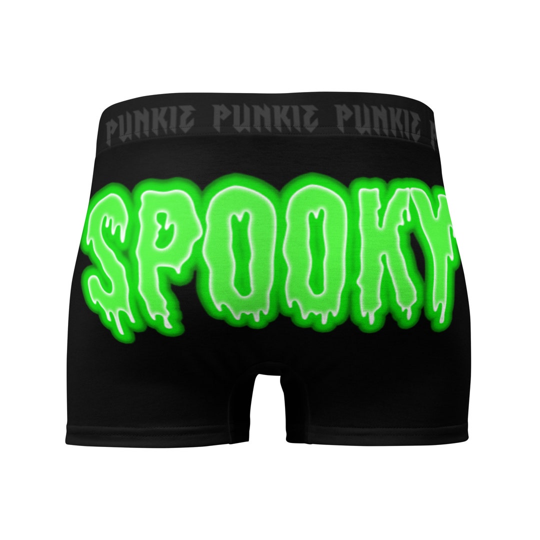 Spooky Black Boxer Briefs - Etsy
