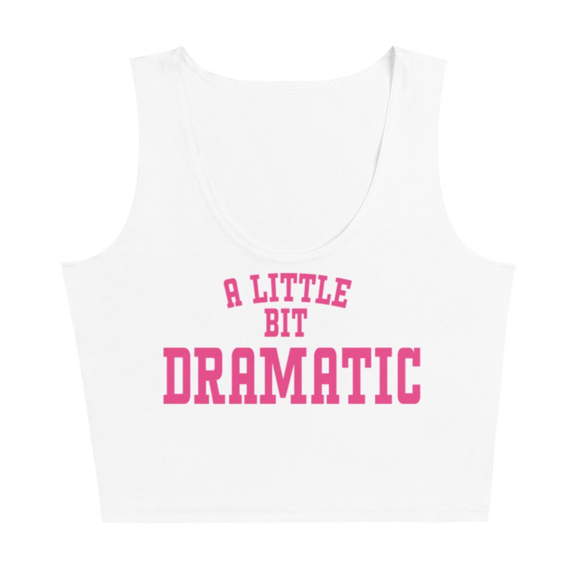 A Lil Bit Dramatic Crop Top - Etsy