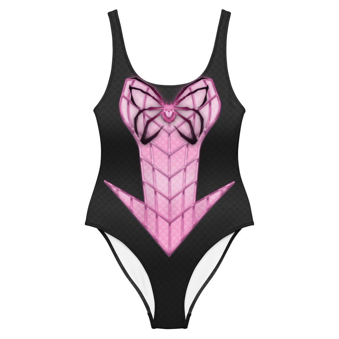 Black Butterfly Spider Man One-piece Swimsuit - Etsy
