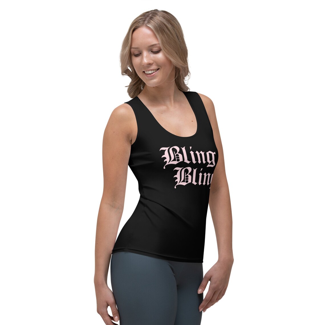 Bling Bling Fitted Tanks Top - Etsy