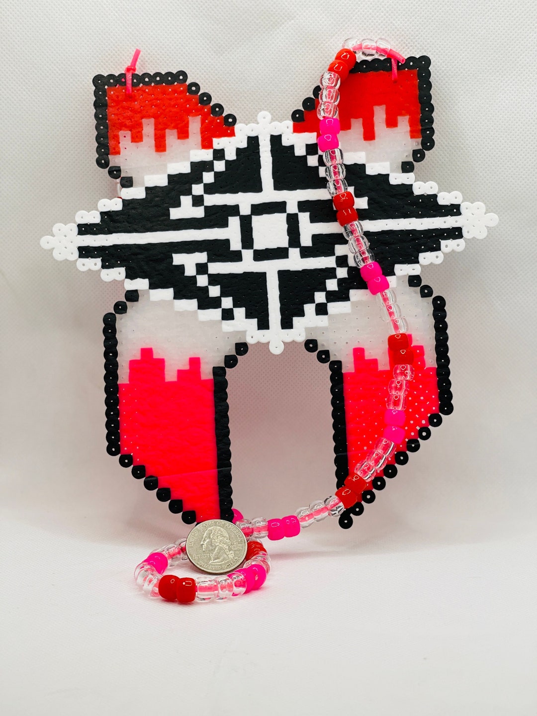 Valentine's Day Excision Slander Logo Perler Neckalce - Etsy